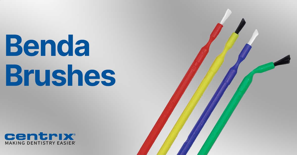 Benda Brush: The Original Disposable Bendable Brush Applicator - Centrix